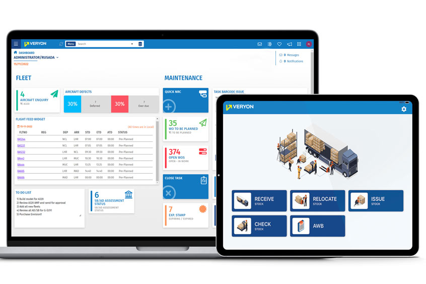 Rusada Envision becomes Veryon Tracking+ | Magazine | Business Air News